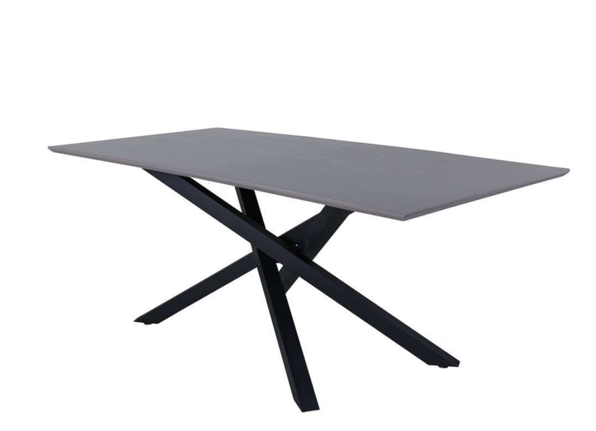 Piazza Black Rectangular Dining Table